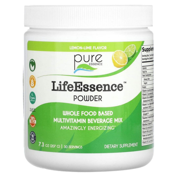 Пищевая добавка Pure Essence, Порошок LifeEssence, со вкусом лимона и ...