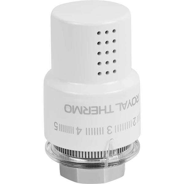 Термостатическая головка жидкостная Royal Thermo Design M30x1.5 белая - купить с доставкой по ...