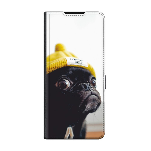 Чехол книжка на Tecno Spark Go 1 Tecno Pop 9 Техно Спарк Го 1 Техно ПОП 9 с принтом Черный