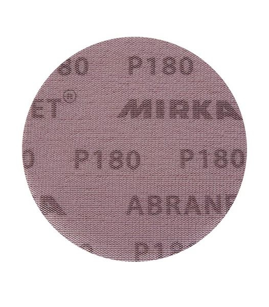 Диск шлифовальный Mirka Abranet d125 мм P180 на липучку сетчатая основа ...