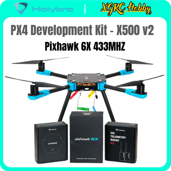 Комплект PX4 Development Kit-X500 v2 прост в сборке, использует высокопроизводительное ...