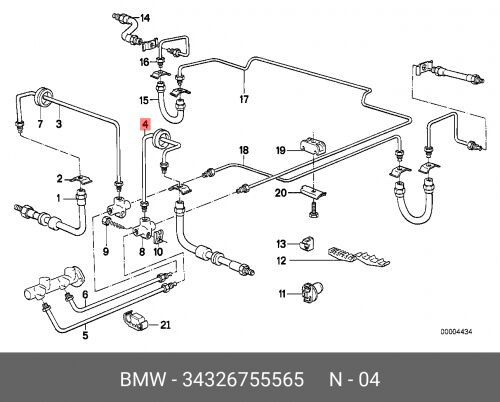 Трубопровод ORG - BMW арт. 34326755565 - купить по выгодной цене в ...