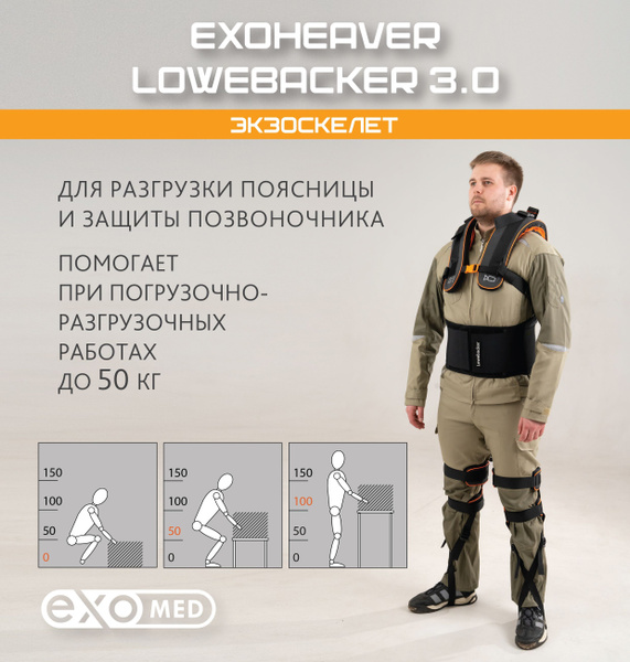 Экзоскелет ExoHeaver Lowebacker 3.0 купить на OZON по низкой цене (1504594026)