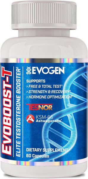 Бустер тестостерона, Evogen Evoboost-T, 60 капсул из США, достака ...