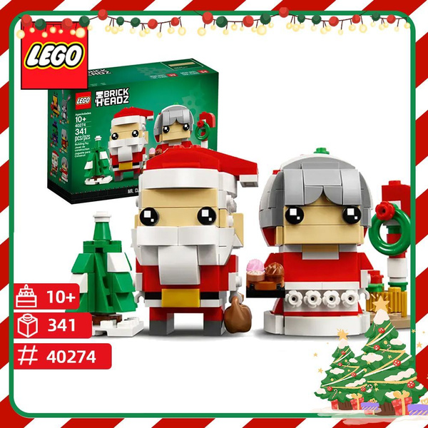 Конструктор LEGO BrickHeadz 40274 Семья Деда Мороза,10+,341 купить на ...