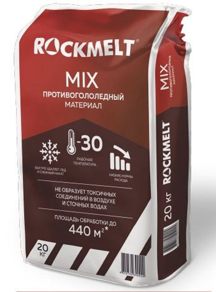 Противогололедный материал MIX Rockmelt 20 кг мешок купить на OZON по низкой цене (1746241350)