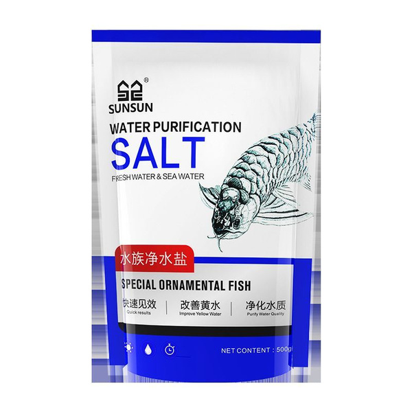 SUNSUN SPECIAL ORNAMENTALN FISH Соль для Арован и Флауэр Хорнов 500 гр ...