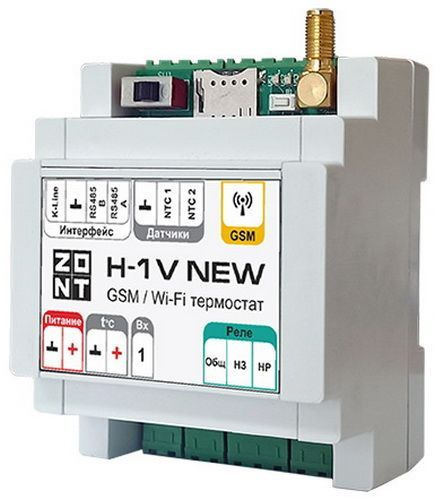 Термостат Zont H-1V NEW (GSM + Wi-Fi) купить на OZON по низкой цене (1758109639)