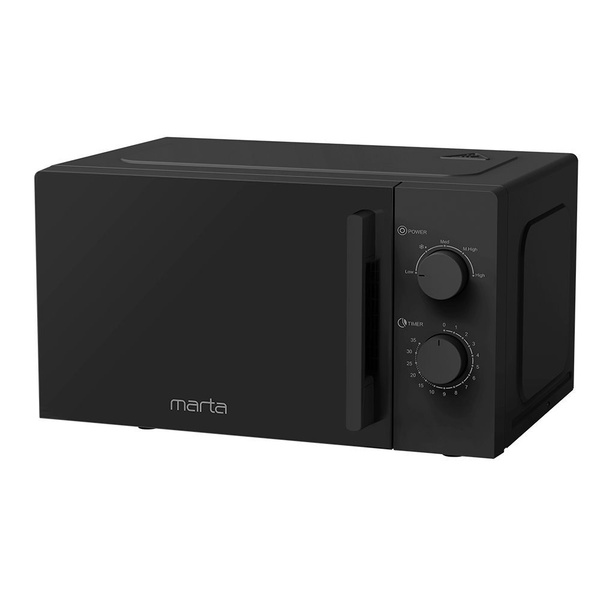 Микроволновая печь MARTA MT-MW4706A микроволновка 23л, 1500 Вт, черный ...