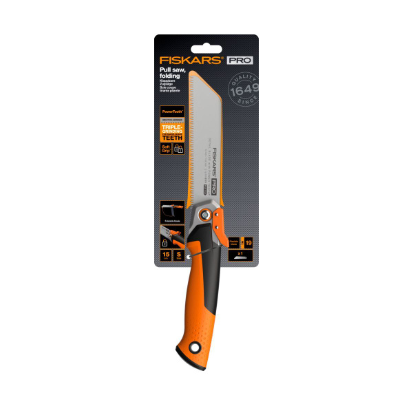 Пила складная FISKARS PRO 150 мм, 19 зубьев на дюйм (1062932) купить на OZON по низкой цене ...