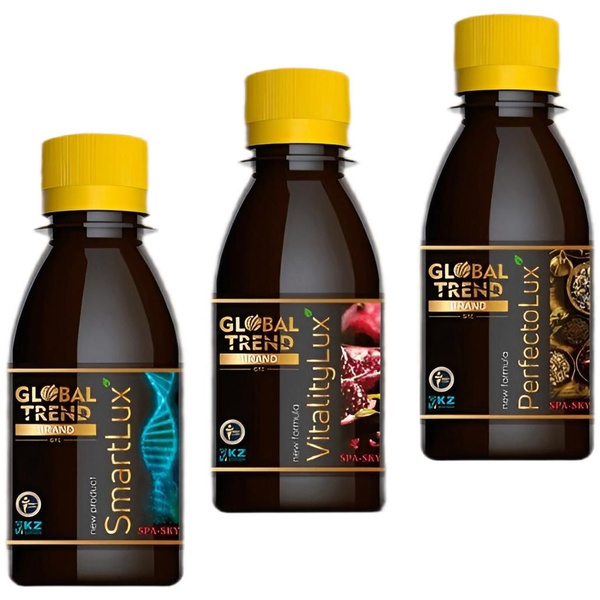 Global trend, Набор из 3х бальзамов SMART Lux, VITALITY Lux и PERFECTO LUX, 3шт.*100 мл ...
