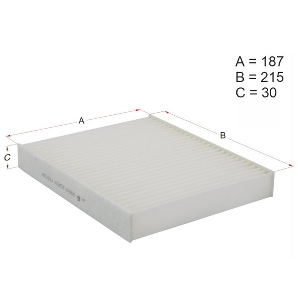 фильтр салона toyota hilux ##n 12#/13# 15- HOSU HSCF0060, oem ...