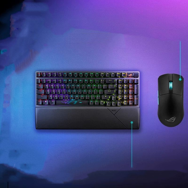 ASUS ROG STRIX SCOPE II WIRELESS+ASUS Dragon scales, трёхмодная ...