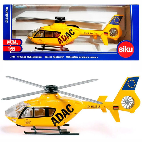 Siku Спасательный вертолет ADAC Christoph (1:55) купить на OZON по низкой цене (1775774619)