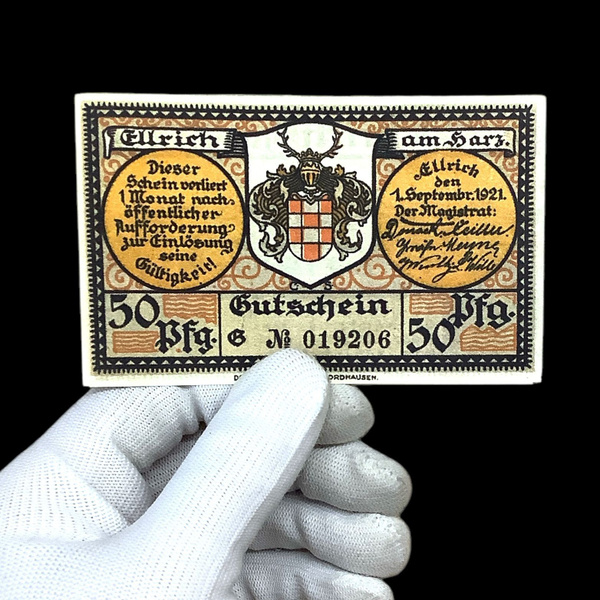 Банкнота Германия 50 пфеннингов 1921 года купить на OZON по низкой цене (1777850478)