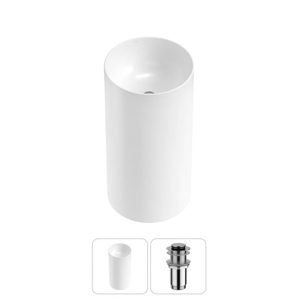 Напольная раковина для ванной Wellsee Callipy Art 20215536R в наборе 2 ...