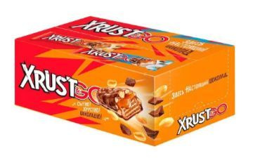 Коломенский. Батончик вафельный Xrust&Go с арахисом и карамелью, 34 гр/35 шт. купить на OZON по ...