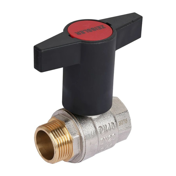 Кран шаровой маховик пластмассовый 3/4" НР/ВР ZEISSLER ZSv.201.0205N купить на OZON по низкой ...