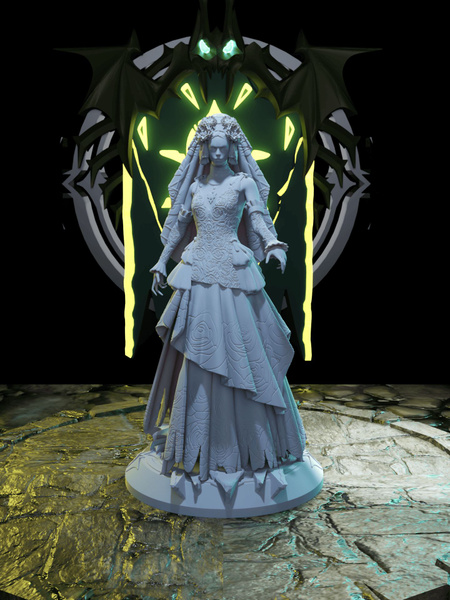 Миниатюра Фигурка RAID Shadow Legends - Siphi the Lost Bride 8,3см 1/24 ...