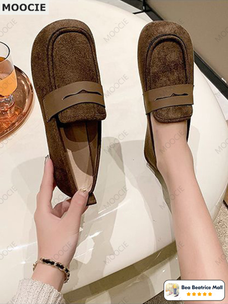 Мокасины Женский MOOCIE коричневый, размер 36 Демисезон купить c доставкой на OZON по низкой ...