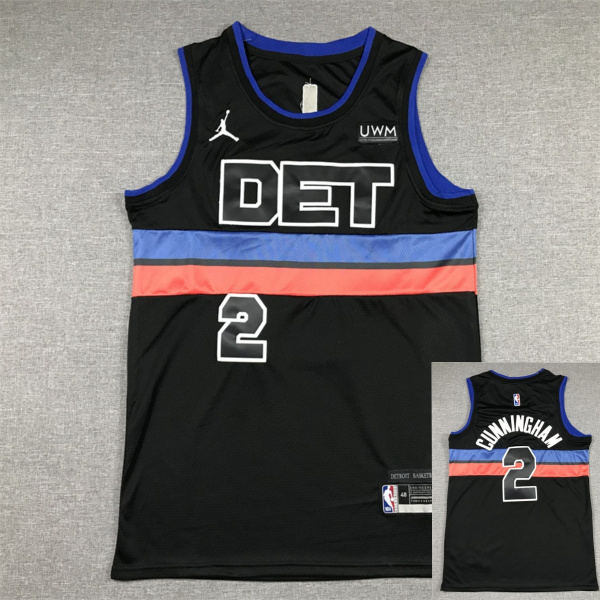 Форма баскетбольная NBA Jerseys Cade Cunningham Detroit Pistons ...
