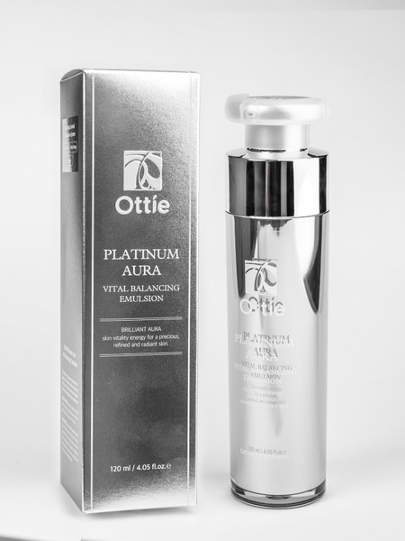 Премиальная антивозрастная эмульсия Ottie Platinum Aura Vital Balancing ...