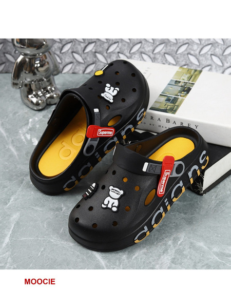 Сандалии Мужской MOOCIE, размер 36 Каучук, EVA Толстая подошва Лето Без застёжки Аппликация ...