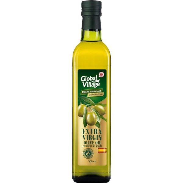Масло Global Village Extra Virgin оливковое 0.5л купить на OZON по ...