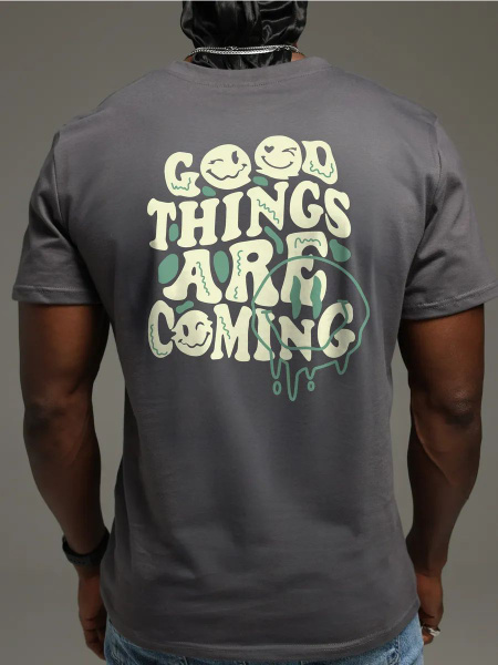 Футболка Мужской Sofia trikotaz графит, темно-серый Средний, размер 52 Хлопок Другое свободный ...