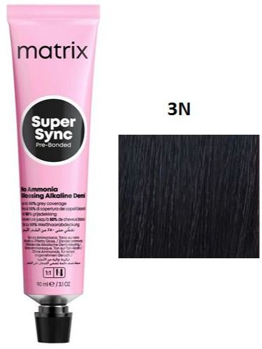 Крем краска MATRIX SoColor Super Sync Pre-Bonded 3N, 90 мл. купить на ...