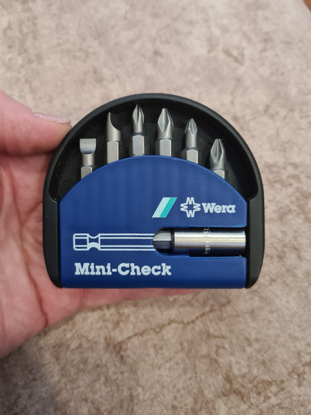 Набор бит Wera Mini-Check 6-TLG WE-056295 купить на OZON по низкой цене ...