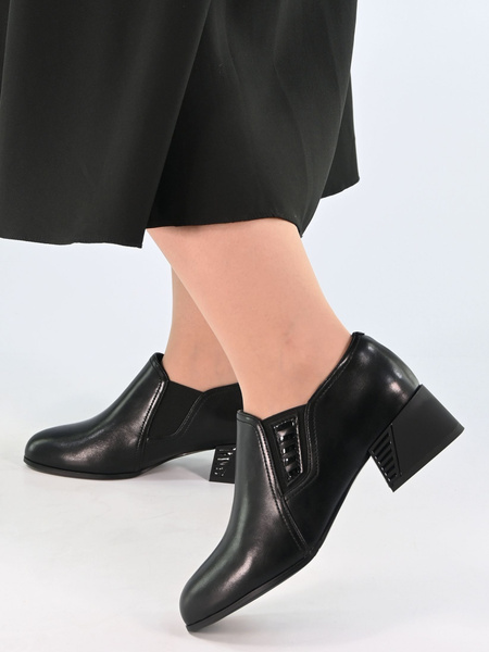 Туфли Женский Ascalini Кожа натуральная лакированная, размер 38 Стандартный низкий (до 4 см) 9 ...