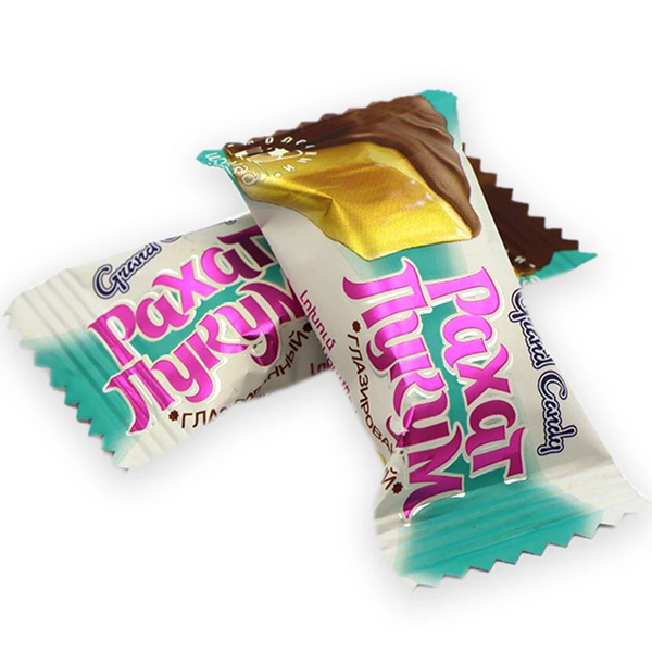 Grand Candy / Рахат-Лукум в шоколаде 500г (0,5кг.) купить на OZON по ...