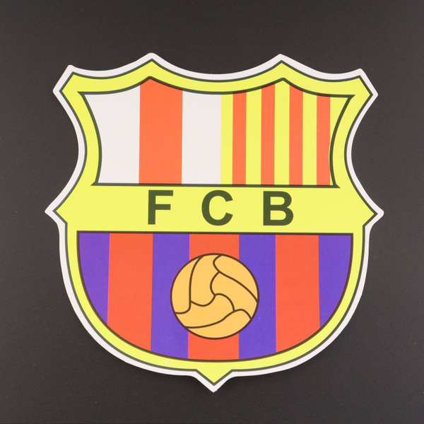 Наклейка логотип FCB (15х14см) (#5647) купить на OZON по низкой цене ...