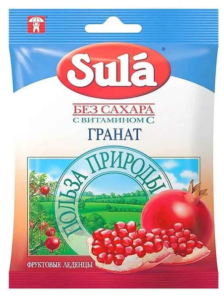 Леденцы Sula Гранат, 60 г купить на OZON по низкой цене (1894980512)