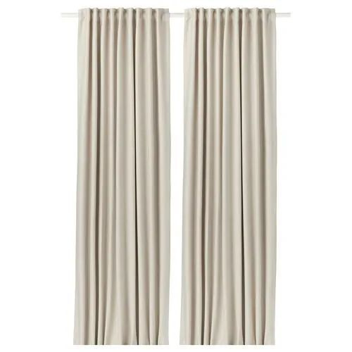 Комплект штор IKEA 905.977.26 , 300х, бежевый, Полиэстер купить c доставкой на OZON по низкой ...