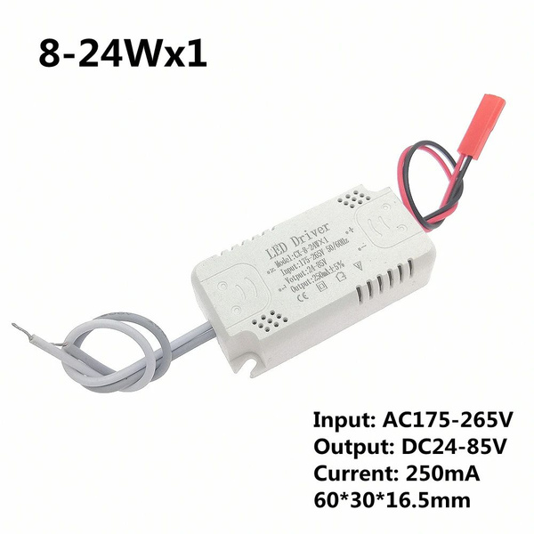 Светодиодный драйвер 250 мА 8-75W Блок питания AC175-265V освещение ...