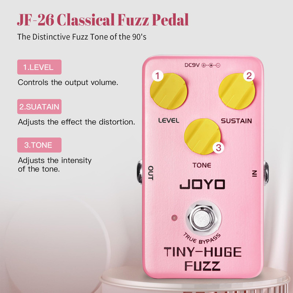 JOYO JF-26 TINY-HUGE FUZZ Sound Color Педаль Эффектов Для Электрогитары ...