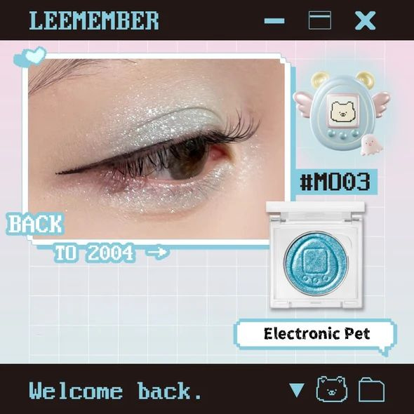 тени для век LEEMEMBER Dreamcore Back to 2004 Mono Eyeshadow 1.8g - #MO03 Electronic Pet купить ...