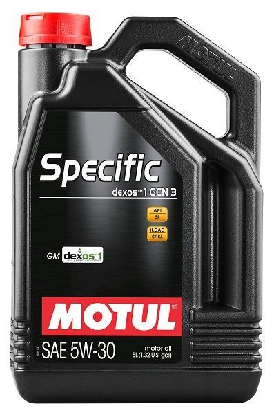 Масло моторное MOTUL SPECIFIC DEXOS 1 GEN 3 5W-30 Синтетическое 5 л ...