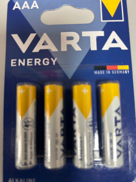 Varta Батарейка AAA, 4 шт купить на OZON по низкой цене (1991279326)