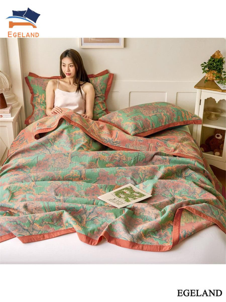 E GELAND Плед Плед , Хлопок, 240 см х 200 см купить на OZON по низкой ...