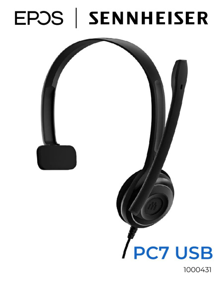 Наушники Накладные EPOS PC 7 USB Проводное 32 1000431 купить c доставкой на OZON по низкой цене ...