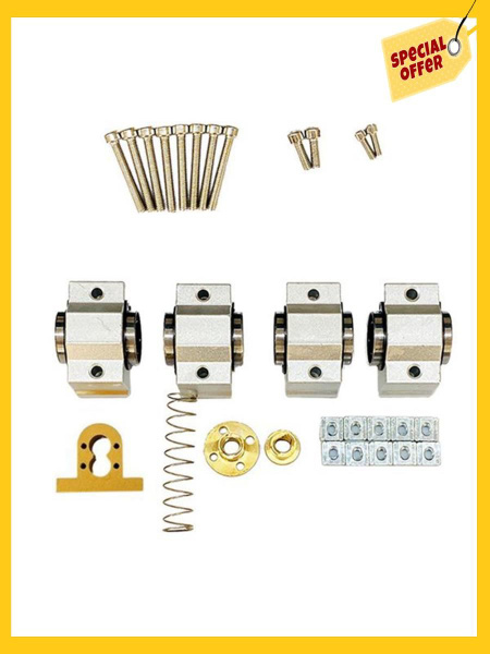 Q9CNC 3018 Pro SCV10VUU Подшипник 12 мм 10 совместим с CNC3018 T8 Винтовой ход 4 Диаметр станков ...