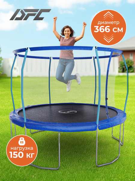 Батут DFC BOUNCE MASTER 12ft с сеткой купить на OZON по низкой цене ...
