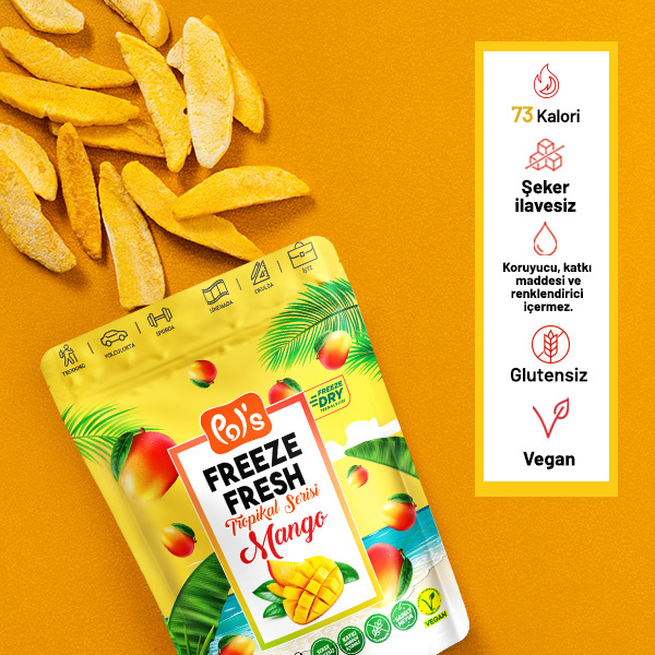 Pol s Freeze Fresh Сублимированное манго 5 шт купить на OZON по низкой ...