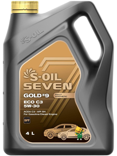 Масло моторное S-OIL SEVEN GOLD #9 ECO C3 5W-30 Синтетическое 4 л e107752 купить c доставкой на ...