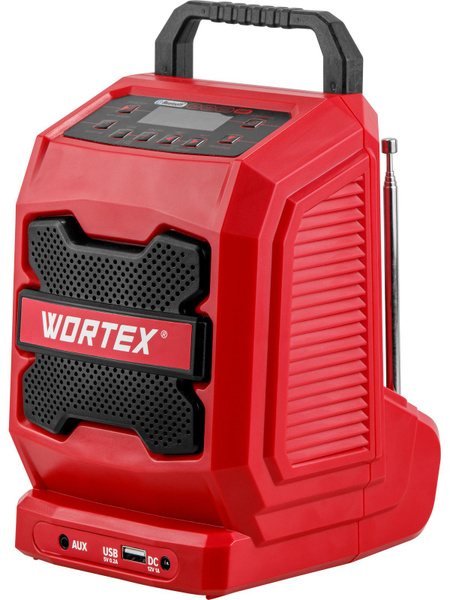 WORTEX Радиоприемник, аккумуляторное радио CR 1803 ALL1 XLT SOLO, часы, функция PowerBank ...