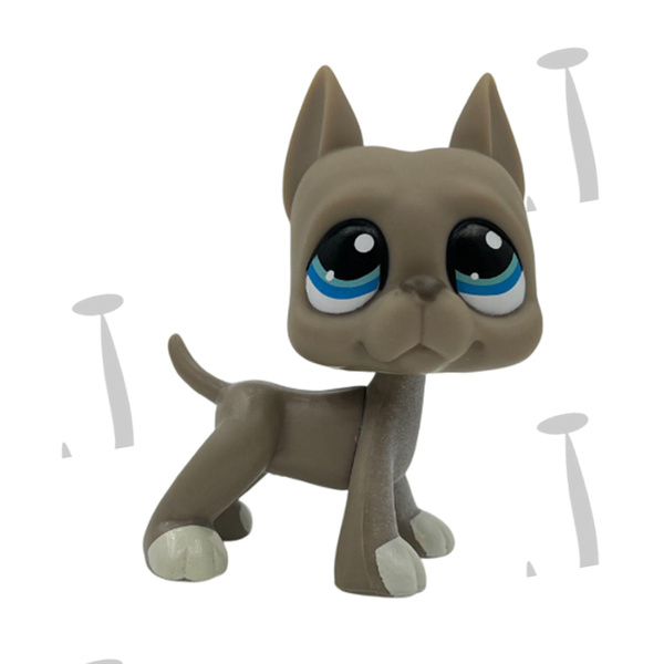 Littlest Pet Shop игрушка LPS #184 Great Dane, У желтого немецкого дога ...