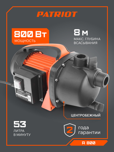Электрический насос PATRIOT QB-60_1"_53_40, 230 л/мин купить c доставкой на OZON по низкой цене ...